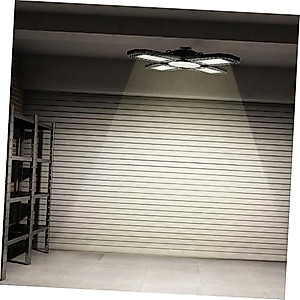 Gadpiparty 1pc Ceiling Light Aluminum Garage Warehouse Light Light for Garage Abs Ceiling Light Black