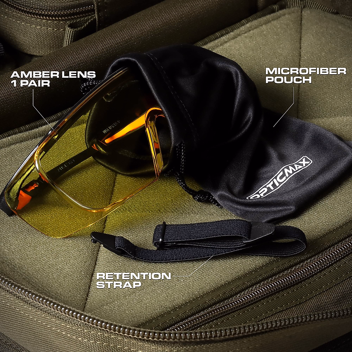 Optic Max Safety Glasses That Fit Over Your Prescription Eyewear. Anti- Fog & Scratch Wraparound Lenses, Adjustable Arms