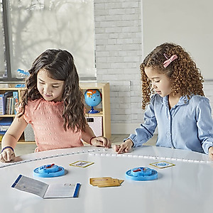 Learning Resources Learning Intervals of Time Centre Kit 16 Games and Activities, NumberLine Clock for Kids Learning To Tell Time, Math Manipulatives for Telling Time, Analogue Clock (1 Pack)