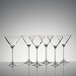 Lenox Tuscany Classics Martini Glass Set, Buy 4 Get 6, 6 Count (Pack of 1), Clear
