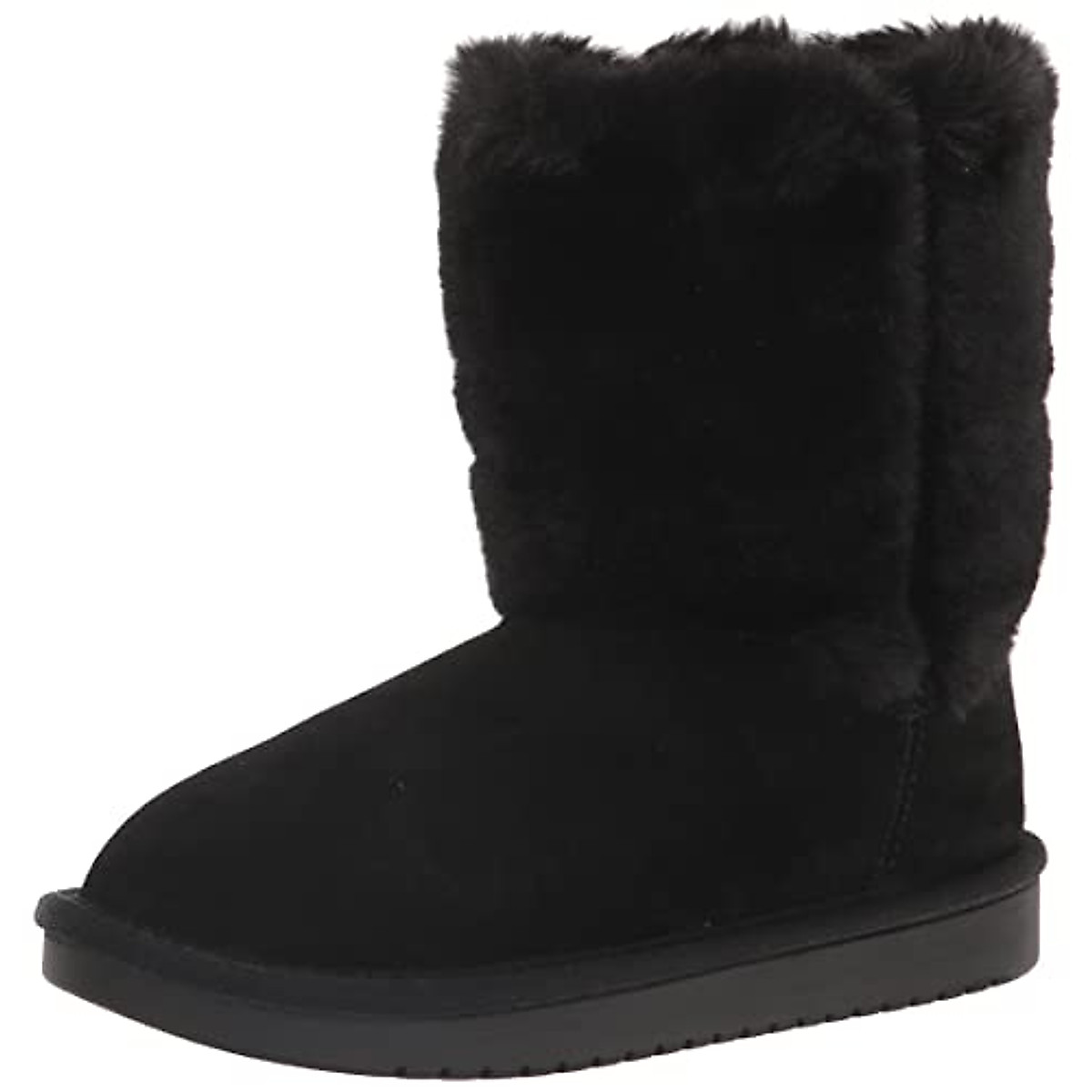 Koolaburra by UGG Unisex-Child Aubrei Short Boot, Black, 13 Little Kid