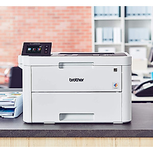 Brother Premium L-3270CDW Series Compact Digital Color Laser Printer I Mobile Printing I NFC I Auto 2-Sided Printing I 2.7" Color Touchscreen I 25 PPM I Up to 250-Sheet Tray Capacity