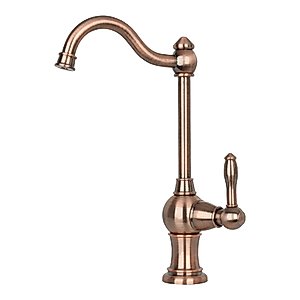 One-Handle Drinking Water Filter Faucet Water Purifier Faucet (Antique Copper)