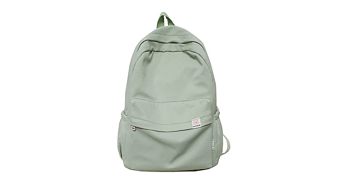 Sage Green Backpack for Girls | Stylish Multi-Purpose School Bag