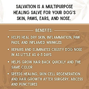 Farm Dog Naturals - Salvation Skin Care & Crusty Nose Balm for Dogs, 1 Ounce