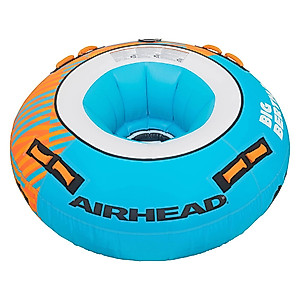 AIRHEAD Big Bertha, 1-4 Rider Towable Tube for Boating