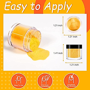 NAUXIU 18 Colors Acrylic Powder, Acrylic Nail Powder Set with 15 Pcs Nail Brushes for Nail Acrylic Powder DIY Valentines Day Christmas Gifts for Women and Girls