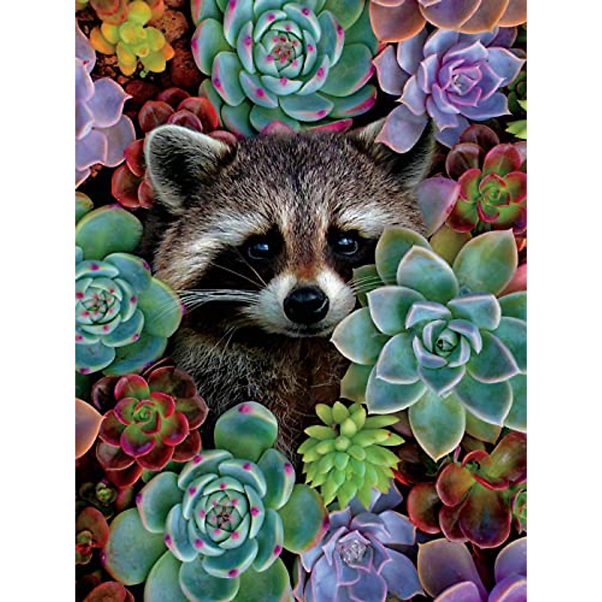Ceaco - Nature's Beauty - Racoon - 550 Piece Jigsaw Puzzle,24 x 18