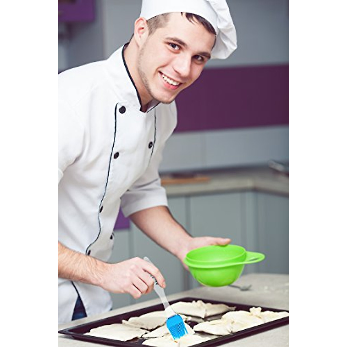 Silicone Basting & Pastry Brushes by AdeptChef, Great for BBQ Meat, Cakes & Pastries – Heatproof, Flexible & Dishwasher Safe, EASY Clean, Food Grade, BPA Free, BUY YOUR SET OF 4 TODAY!