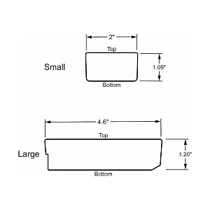AUTUMN Dividers for Cabinet, Designed to fit StoreHouse Plastic 40 Bin Organizer, 40 small thin and 2 large dividers