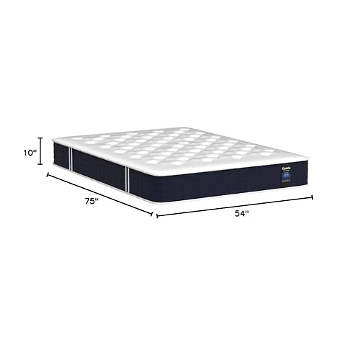 Coolvie Full Mattress, 10 Inch Hybrid Mattress Full Size, Individual Pocket Springs with Memory Foam, Bed in a Box, Cooler Sleep with Pressure Relief and Support