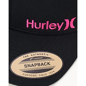 Hurley Men's Cap - Corp Snap Back Trucker Hat, Size One Size, Pink Glow