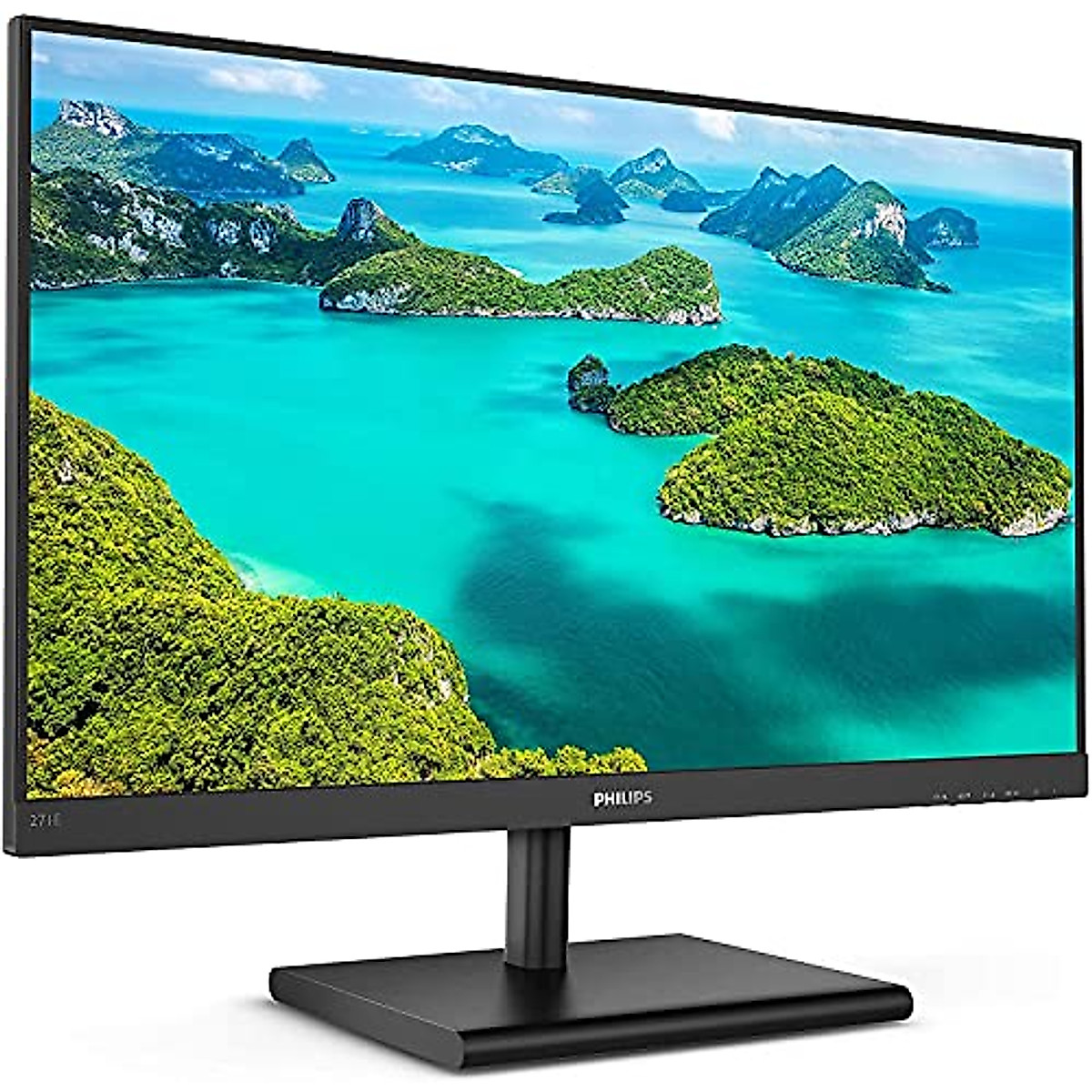 PHILIPS 27 Inch 2021 Computer Monitors Frameless Monitor, 27" Full HD IPS, 124% sRGB, FreeSync 75Hz, VESA, 4ms Response Time, VGA, HDMI, Black w/ 4K HDMI (1-Pack)