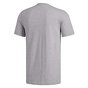 adidas womens Go-To-Performance Short Sleeve Tee Medium Grey Heather/Black Medium
