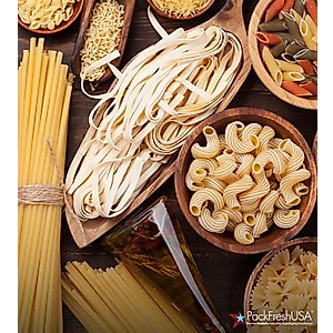 PackFreshUSA: Pint (6" x 7.5" x 3") AirTight Seal-Top Stand-Up Mylar Pouch Bags Long-Term Food Storage - Premium Century 7 Mil Thick (Per Side) - Resealable - Heat Sealable - Food Grade - Pack of 50