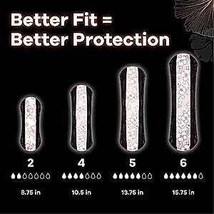 Always Discreet Boutique, Incontinence & Postpartum Pads For Women, Size 5, Heavy Absorbency, Regular Length, 28 Count x 3 Packs (84 Count total)