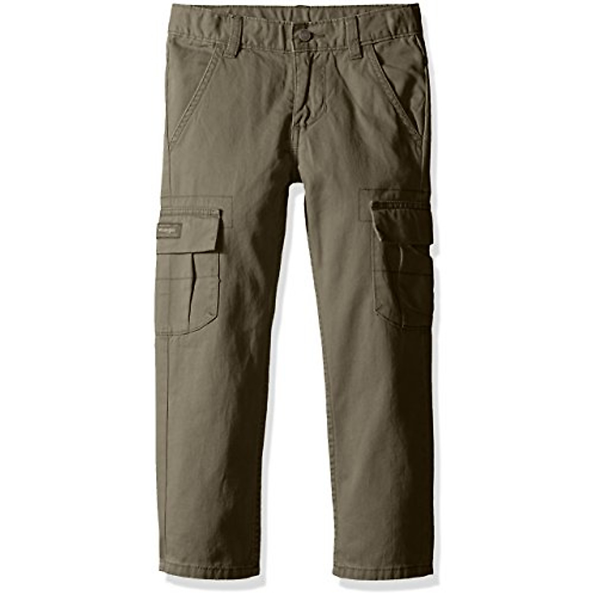 Wrangler Authentics Boys’ Classic Cargo Pant, olive, 14