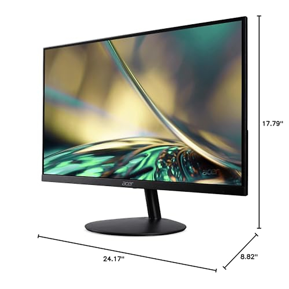Acer SB272 EBI 27" Full HD (1920 x 1080) IPS Zero-Frame Gaming Office Monitor | AMD FreeSync Technology |