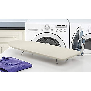 Whitmor Tabletop Ironing Board, Cream, 12.0x32.0x33.75