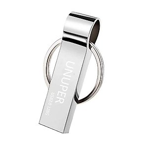 128G USB 3.0 Flash Drive, Metal Keychain Thumb Drive Memory Stick Built-in Waterproof.(128G)