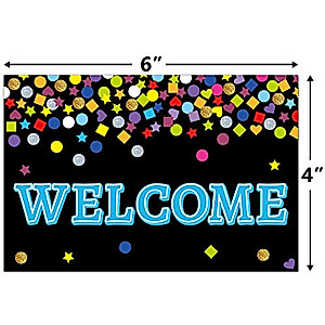 ceiba tree Chalkboard Welcome Postcards Colorful Welcome to Our Class Cards Back to School for Kids