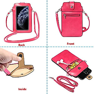 Small Crossbody Phone Bag for Women, Touch Screen Wallet Purse for iPhone 12 Pro Max, for Samsung Galaxy Note20 Ultra,Note10 Lite,S20 FE,S10 Lite,S21+,S21 Ultra,A32 5G,S21 FE