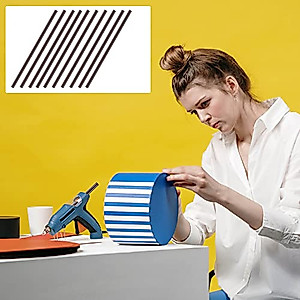 WWYICHEN 10 Pieces Mini Hot Glue Gun Sticks 7 mm by 200 mm Hot Melt Glue Sticks for DIY Art Craft, Brown