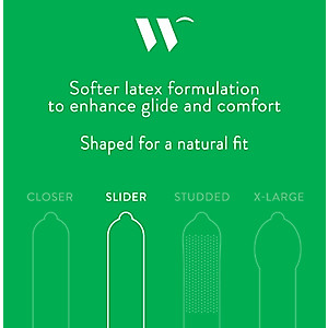 WINK Slider Condoms, 24 count