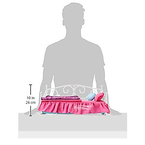 Journey Girls Bloomin Trundle Bed, 4-pieces, Dolls and Fashion Not Included, Pretend Play, Kids Toys for Ages 6 Up by Just Play