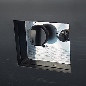 Christopher Knight Home Wellington Outdoor Iron 33" Square Fire Pit - 50,000 BTU, Dark Grey