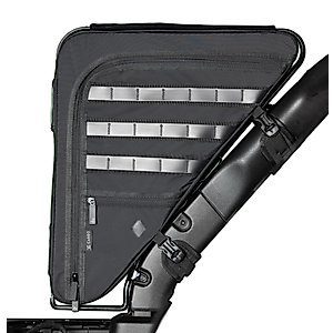 XG Cargo - Wrangler Gama Adventure JL/4XE | Jeep Wrangler Storage Bag | Jeep Roll Bar Storage Bag | JK Roll Cage Bags | Patented Sports Bar Mount | Waterproof TPE Material | Nylon | Black (12lb)