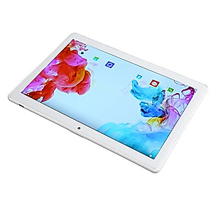 HEEPDD 4G LTE Tablet, 100-240V 64GB Support Phone Call Dual SIM Card Slot 10.1 Inch IPS LCD Screen Tablet for Work (US Plug)