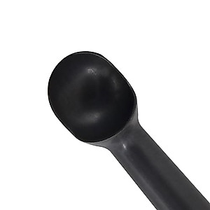 Zeroll 1020-ZT Aluminum Zerolon Anodized Commercial Ice Cream Unique Liquid Filled Heat Conductive Handle,Easy Release 40 Scoops per Gallon Made in USA, 2-Ounce, Black