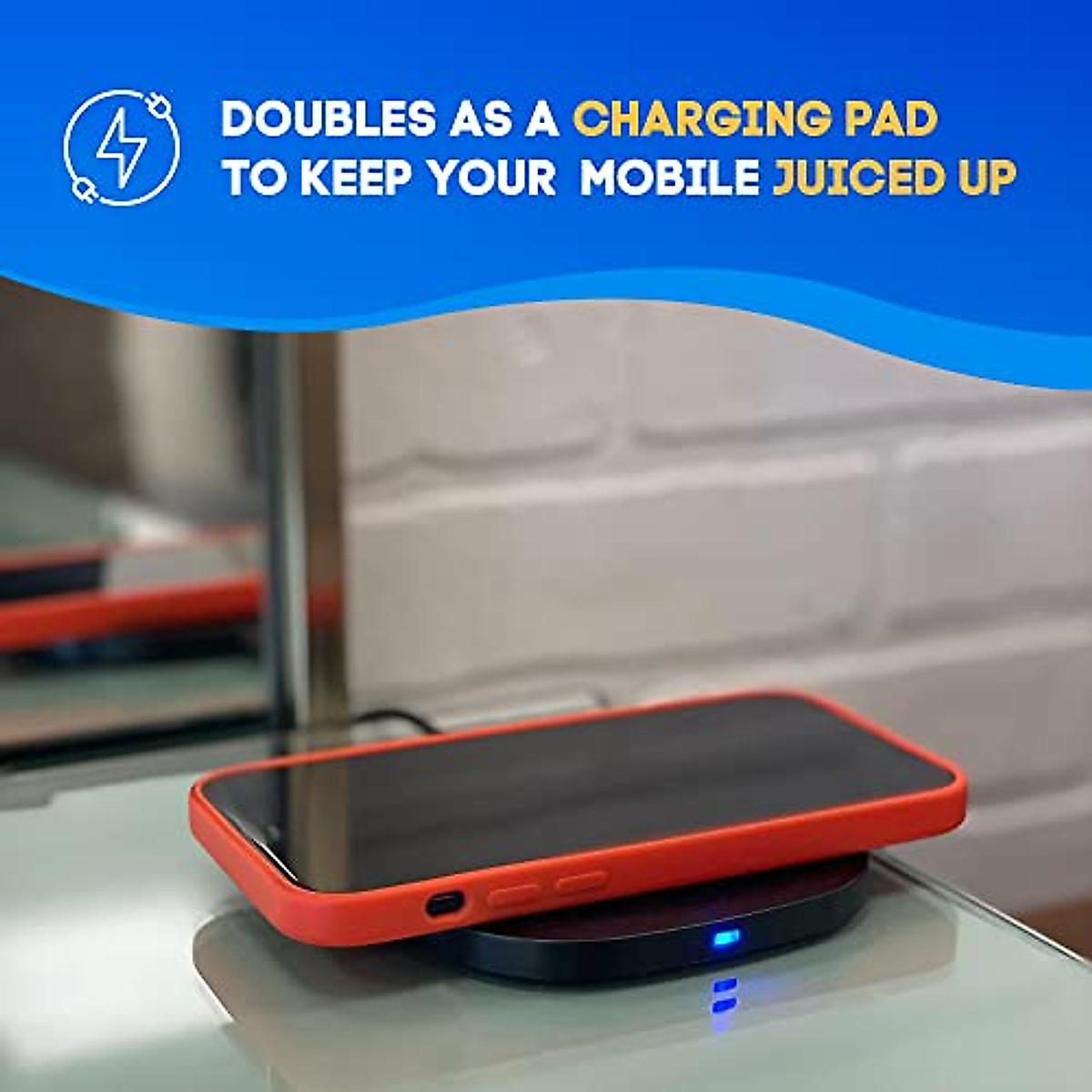 ZUGG Coffee Mug Warmer with Self-Warming Insulated Drink Cup, Home and Office Desk Accessory with Qi Heater, Double Wall Stainless Steel, Premium 2 Pc. Gift Set (Black)