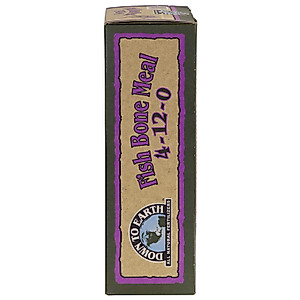 Down to Earth Organic Fish Bone Meal Fertilizer Mix 4-12-0, 5 lb
