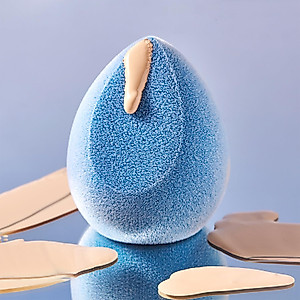 JUNO & Co. Microfiber Sponge, Latex-Free, Dual Layer Technology, Flawless Makeup Blender for Foundations, Powders and Creams (Velvet Love Bundle)