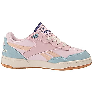 Reebok Women's BB 4000 II Basketball Shoe, Pixel Pink/Vintage Chalk/Blue Pearl, 6 Women