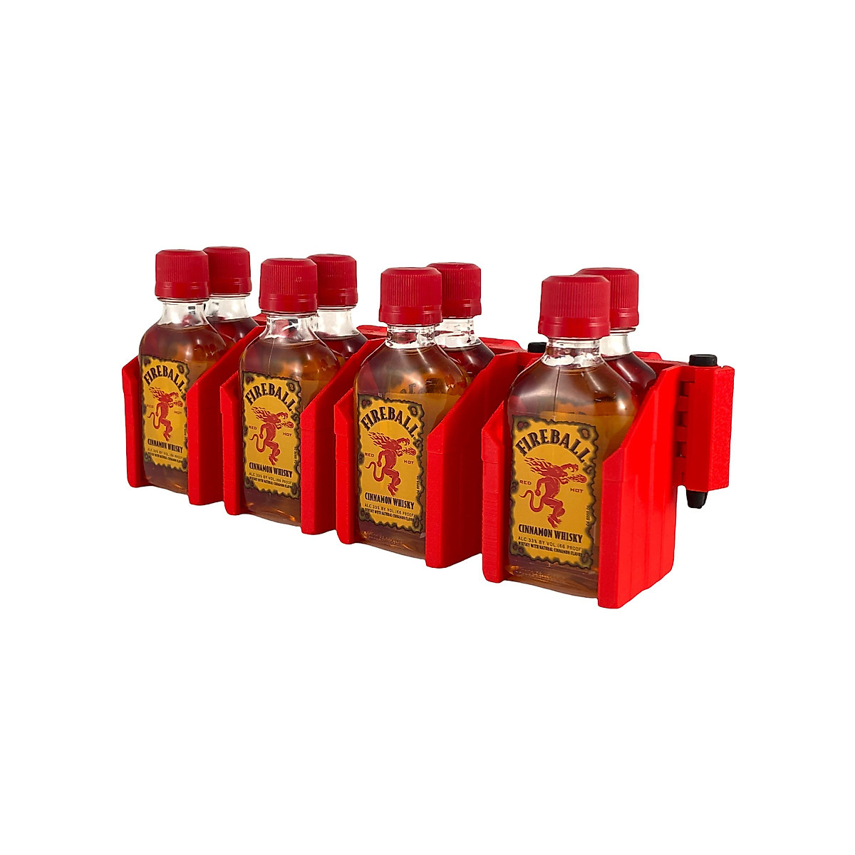 Fireball 50ml Bottle Carrier Pouch - Quad Double Shot