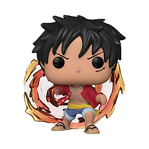 Funko Pop! Animation: One Piece - Red Hawk Luffy - Glow in The Dark - Chase - Amazon Exclusive - Collectable Vinyl Figure - Gift Idea - Official Merchandise - Toys for Kids & Adults - Anime Fans