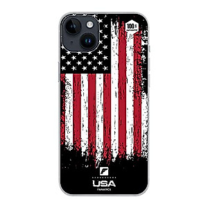 Phone Case USA Flag Patriot Design Silicone Transparent - Compatible iPhone and Samsung (Samsung Galaxy A04)