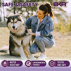 BKRMART Flea and Tick Collar for Dogs, 8 Months Protection Natural Dog Flea Collar and Tick Treatment, One Size Fits All Dogs Flea & Tick Prevention Collar 2 Pack