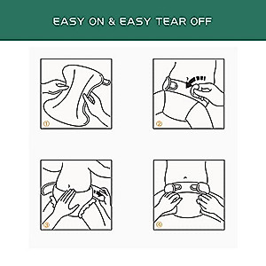 Dorahoney Baby Diapers Size M (12-18 lb),142 Count Disposable Baby Diapers, Soft and Breathable Diapers for Newborn, Skin-Friendly and Unscented Protection