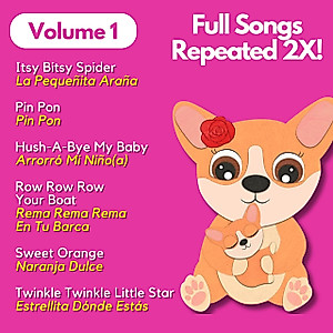 Coco Learns Spanish Vol. 1 | Musical Spanish Books for Kids 1-3, Spanish Toys for Babies & Toddlers 1-3, Baby & Toddler Spanish Books, Bilingual Learning Toys for 1 Year Old, Libros Para Bebes Español
