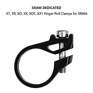 2 Pcs Aluminum Bicycle Shift Clip | Road Bikes Toggles Adapter Gear Holder for Bikers, Rider Men | Aluminum Alloy Front Gear Adapter Clips for MTB Road Bike