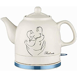 SieHam Kettles,Portrait Cordless Water Teapot 1.2Liter Automatic Power off Fast Boiling 1.2L 1200W