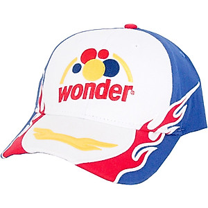 Talladega Nights Wonder Bread Retro White Hat Cap