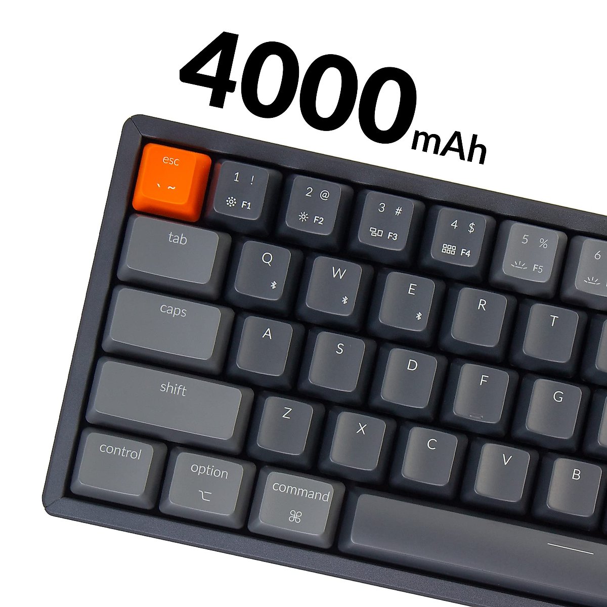 Keychron K14 70% Layout 72 Keys Bluetooth Wireless/USB Wired Mechanical Keyboard for Mac with Gateron G Pro Brown Switch/Multitasking/RGB Backlight/Aluminum Frame Computer Keyboard for Windows Laptop