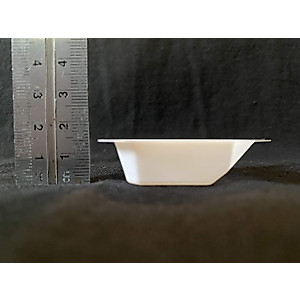 Pour Boats, W-P43-WH-50, 43mm, Small, White, Pack of 50