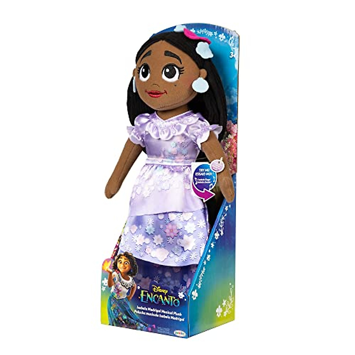 Disney Encanto Isabela Madrigal Doll Musical Singing Plush - 14 Inches Tall