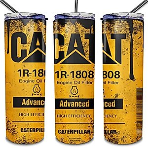 KellyGiftCorner Cat Oil Filter Tumbler, Coffee Cup